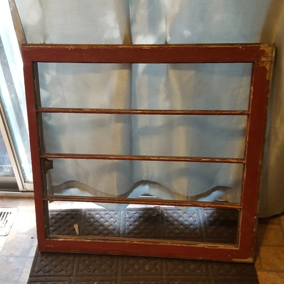 Vintage Salvage | Accents | Vintage Farmhouse Salvage 4 Pane Wood ...